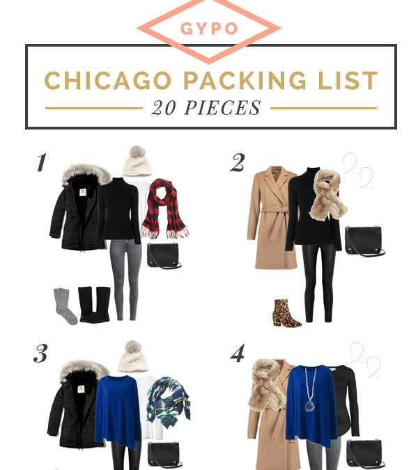 Chicago Packing List and Outfits - Winter Weekend - Get Your Pretty On